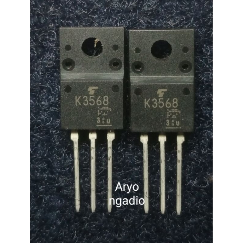 Transistor mosfet k3568 12A 500v 40w n channel | Shopee Malaysia