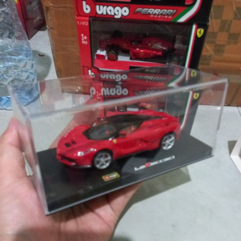 Original ferrari laferrari burago Miniature diecast Car | Shopee Malaysia