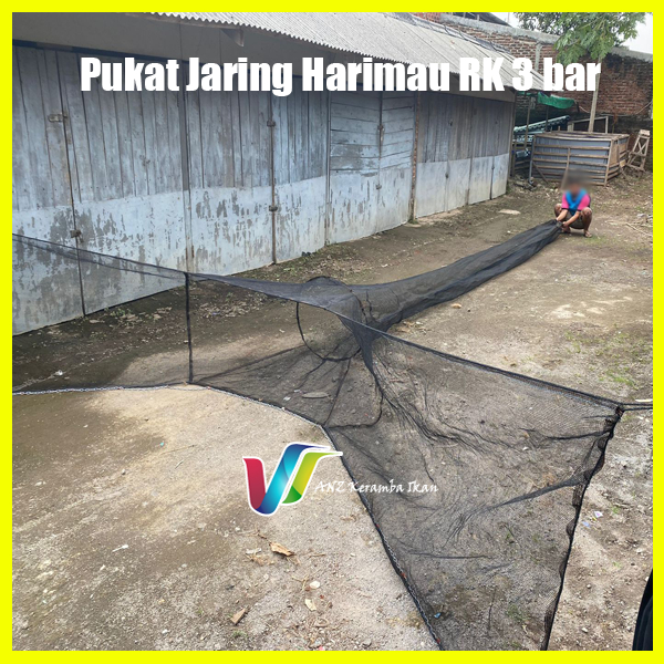 Rk net tiger trawl 3 bar 1 ring ready to use | Shopee Malaysia