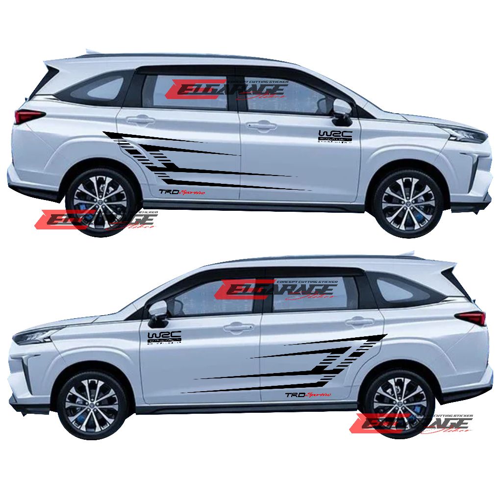 Toyota VELOZ Car STICKER CUTTING STICKER BODY SAPING Car TOYOTA VELOZ ...