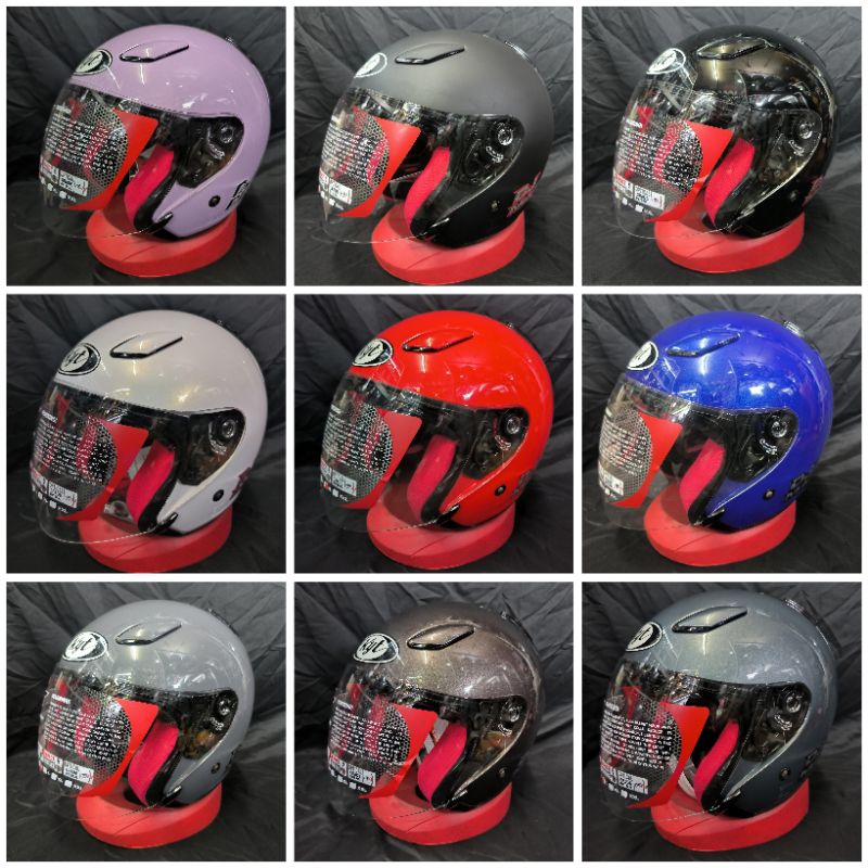 Original plain kyt dj maru helmet in all colors | Shopee Malaysia