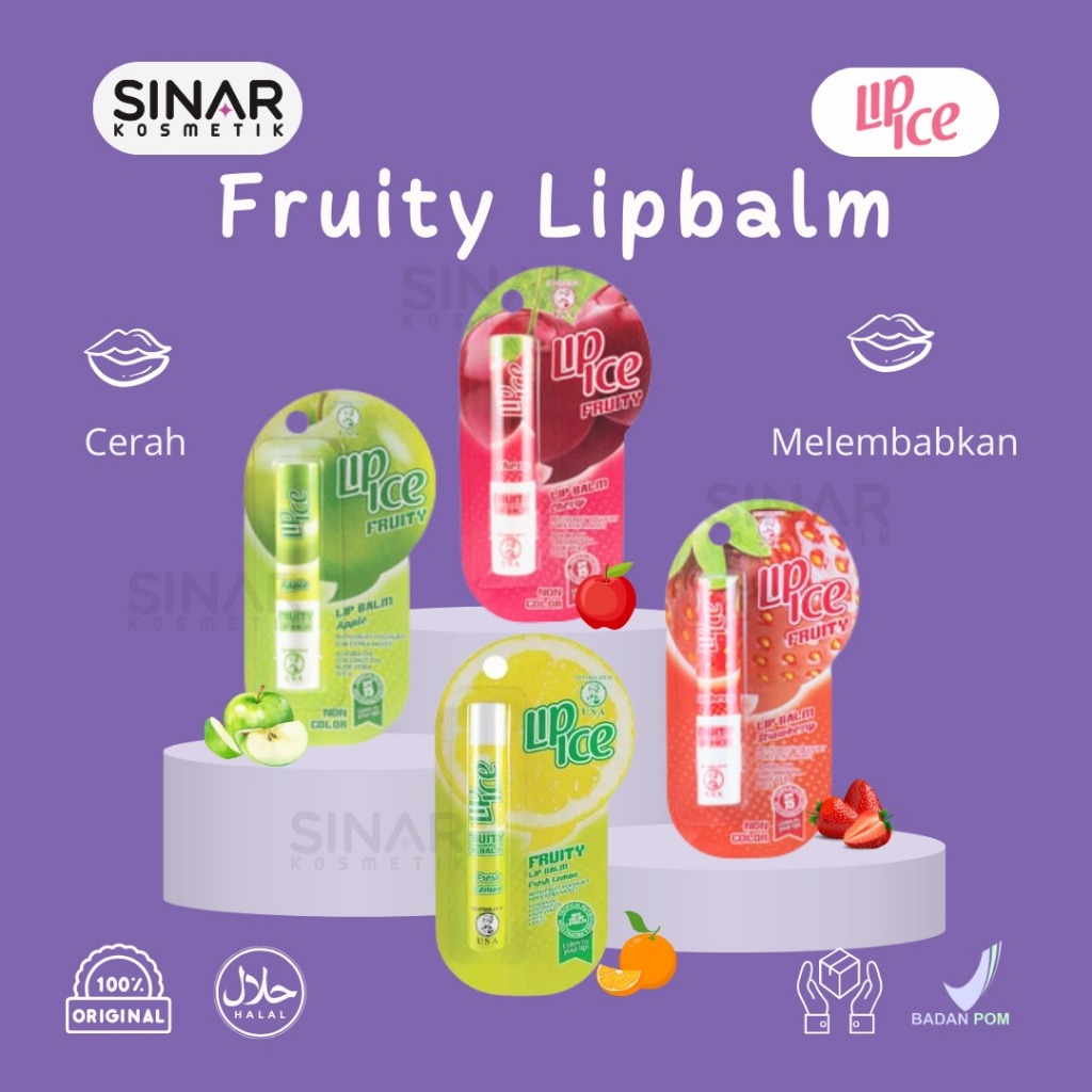 Lip Ice Fruity Lipbalm SPF 50+ PA++ (NEW PACKAGING) | Shopee Malaysia