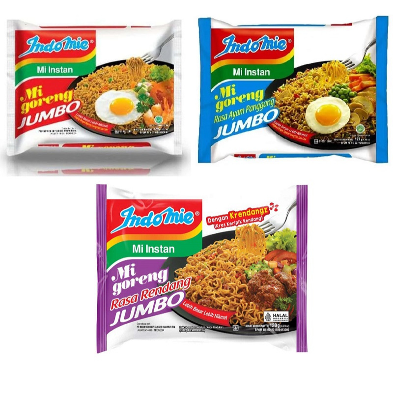 Indomie FRIED JUMBO ALL VARIANTS OF FRIED INSTANT NOODLES RENDANG ...