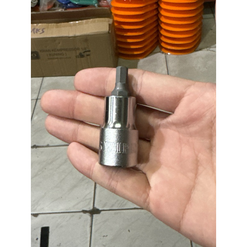 MATA Eye SOCK SHOCK SOCKET L HEXAGON HEX 6MM Short 1/2" (Unit) | Shopee ...