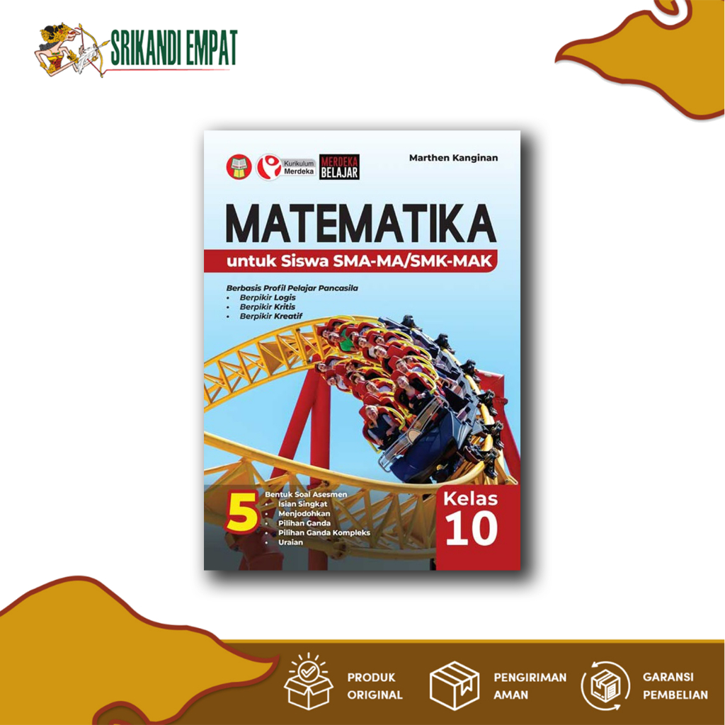 Mathematics Book For SMA-MA/SMK-MAK 10th Grade (Independence Curriculum ...