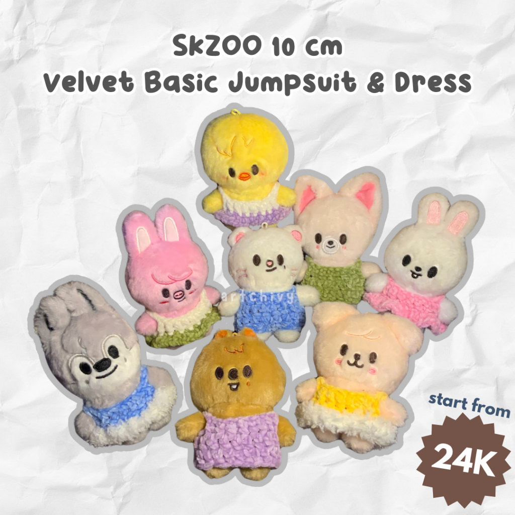 Skzoo Velvet Crochet Clothes | Stray Kids SKZ MD PILOT/MAGIC SCHOOL ...