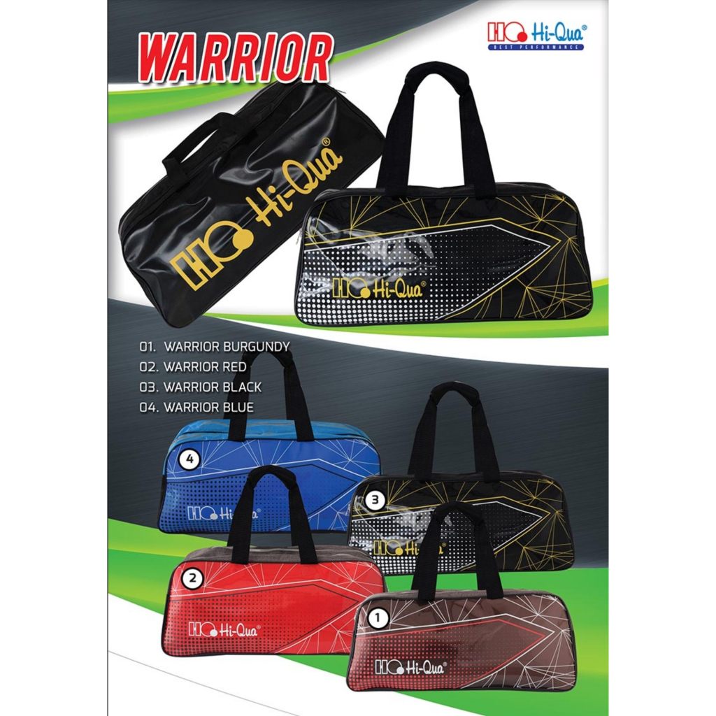 Original HIQUA WARRIOR SQUARE THERMOBAG Plot Badminton Bag | Shopee Malaysia