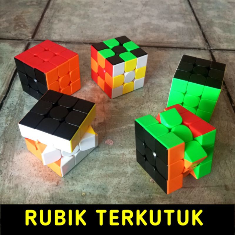 Cursed Rubik 3x3 Cursed Color Scheme Cube 3x3x3 Speedcube Moyu Meilong ...