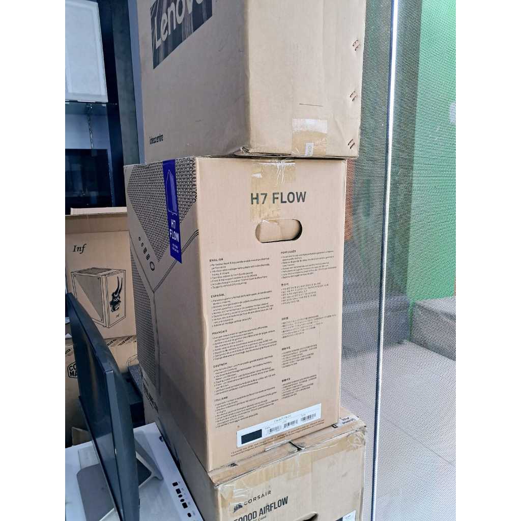 Gaming Case NZXT H7 Flow Mate Black High Airflow Gaming PC Case - NZXT ...