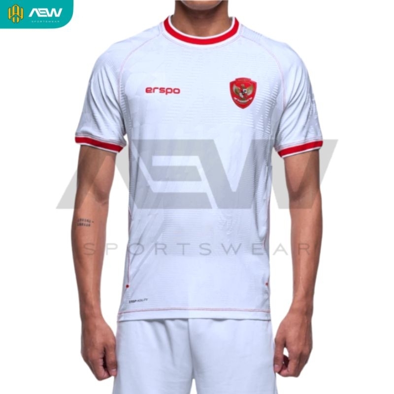 Indonesian National Team Away Football Jersey Set - White | Shopee Malaysia