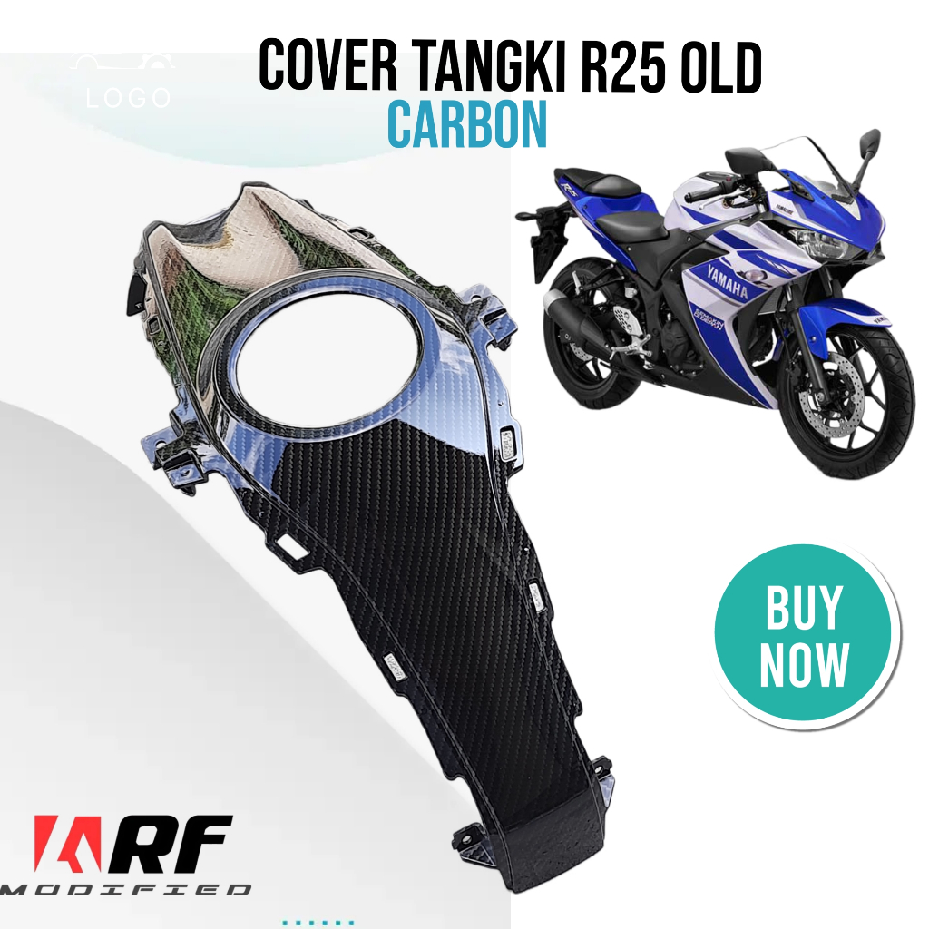 Cover Tank R25 old Middle Tank Yamaha R25 carbon | Shopee Malaysia