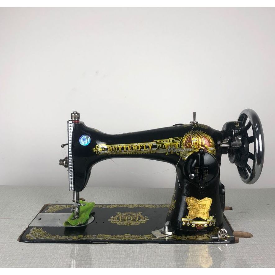 HITAM MESIN Butterfly Sewing Machine JA1-1 Black Classic Classic Old ...