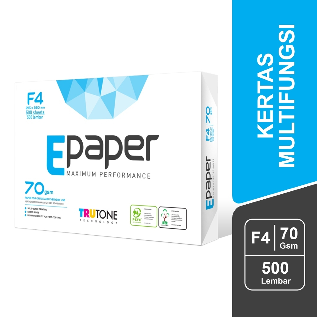 Hvs PAPER / PRINT PAPER / PHOTOCOPY PAPER / HVS F4 70 GSM E-PAPER ...