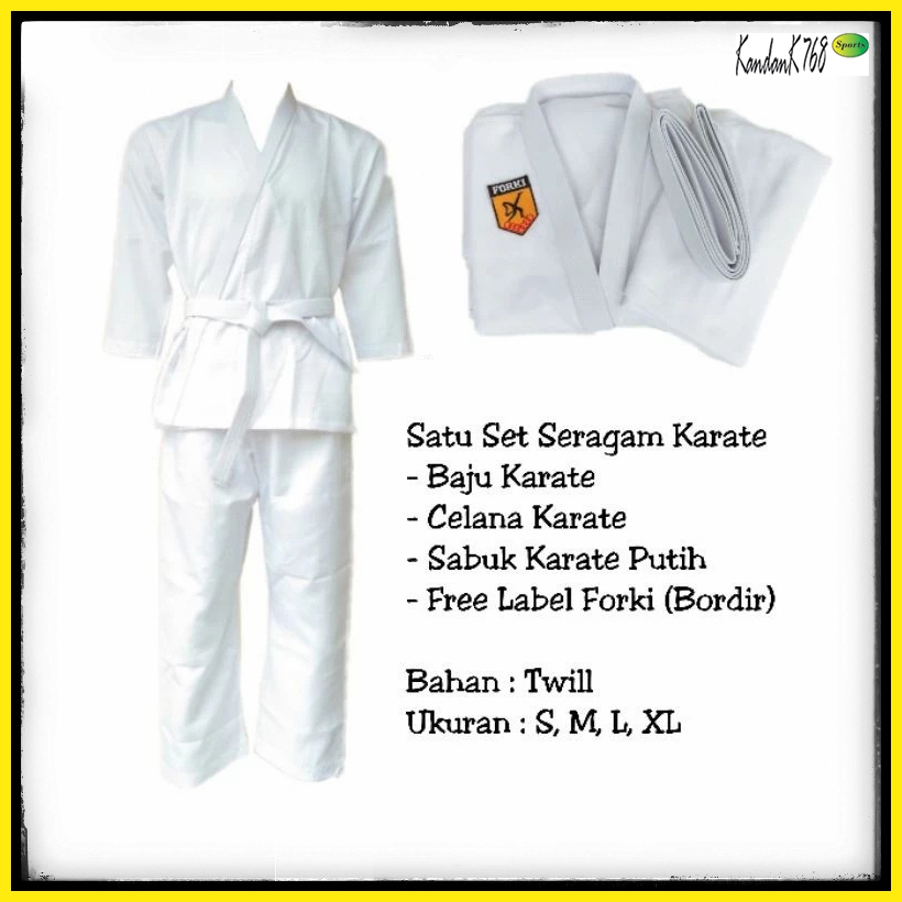 Karate Clothese-Gi Uniform Adult Karate Complete With Belt | Shopee ...