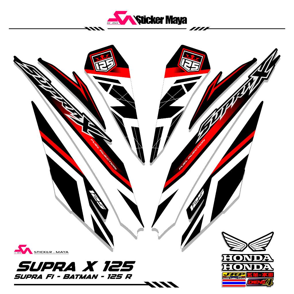 Striping Supra x 125 R Motif X24/Sticker Supra | Shopee Malaysia