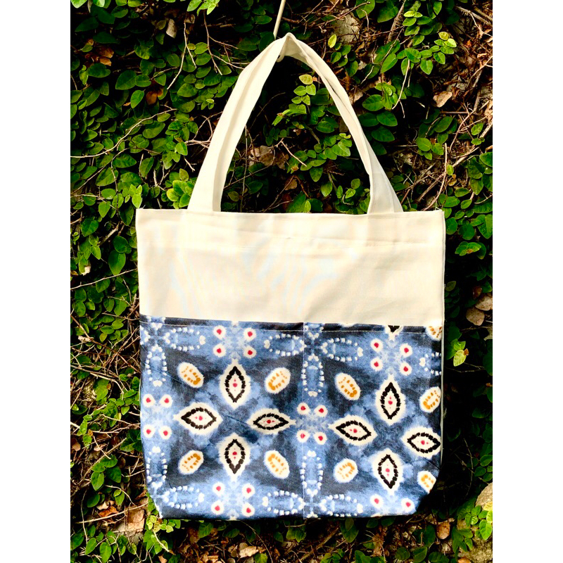 Souvenir batik Tote Bag / bag by indonesia / batik tote bag 30x6x28cm ...