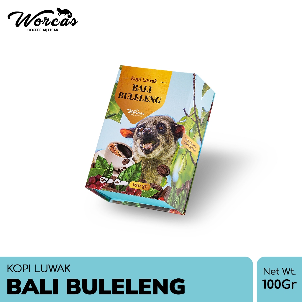 Worcas Bali Buleleng Luwak Coffee 100gr - Classic Box | Shopee Malaysia