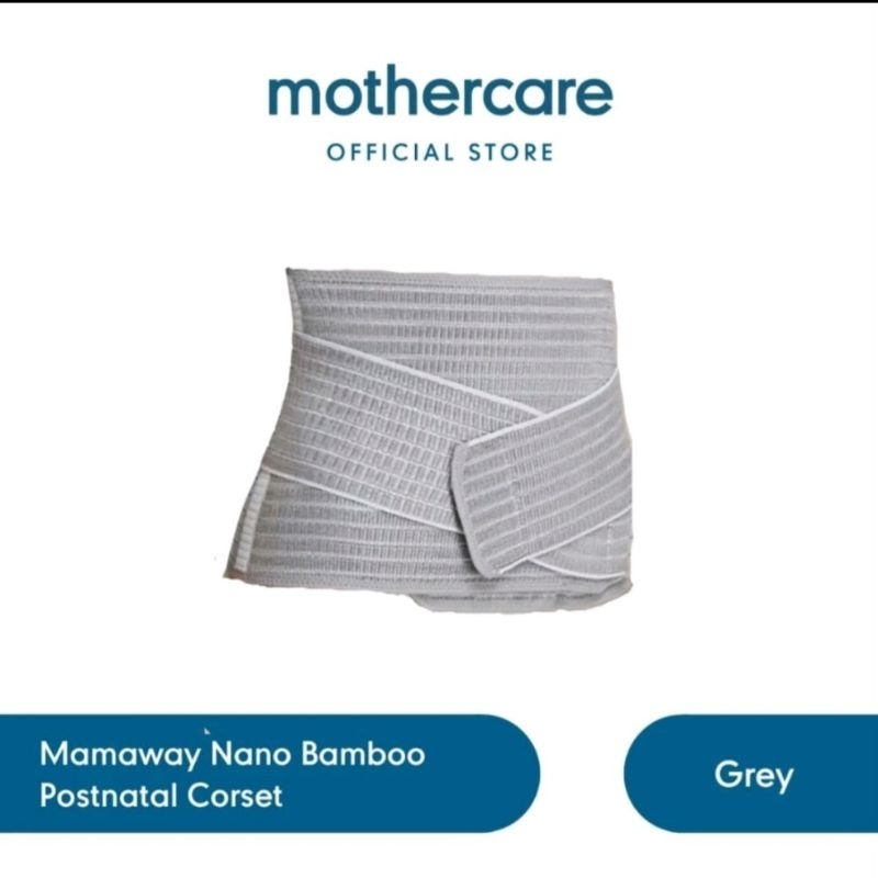Mamaway nano bamboo postnatal belly band corset Postpartum corset size L XL | Shopee Malaysia