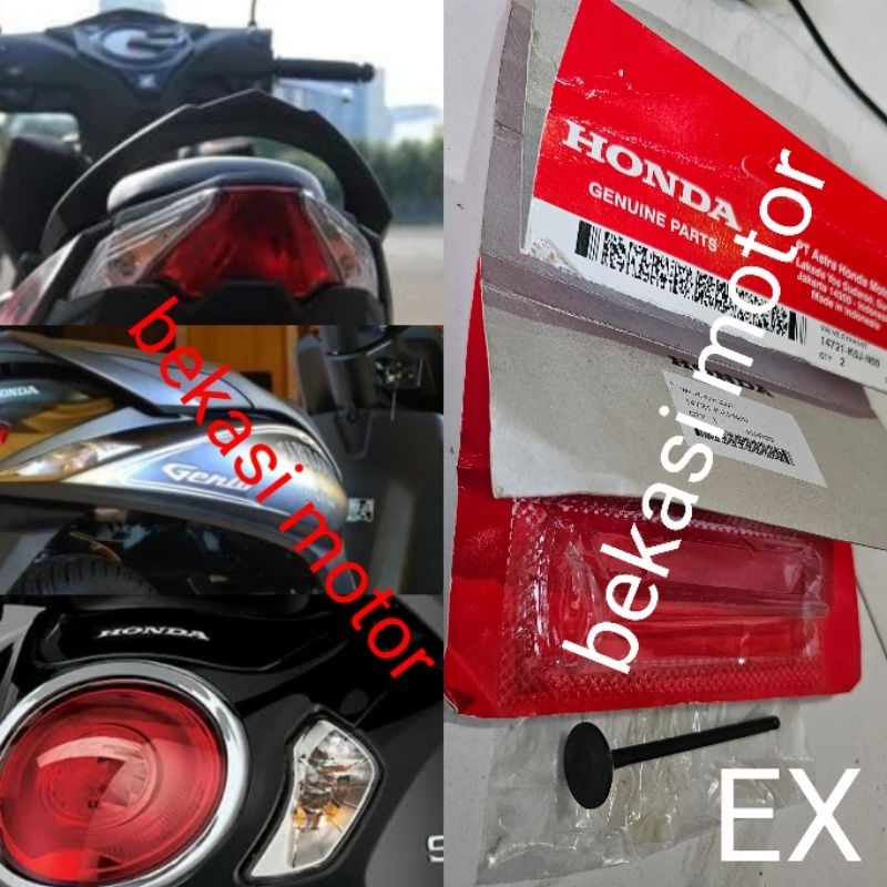 Valve ex valve ex honda genio beat deluxe K1A Vantel K2F original 14721 ...