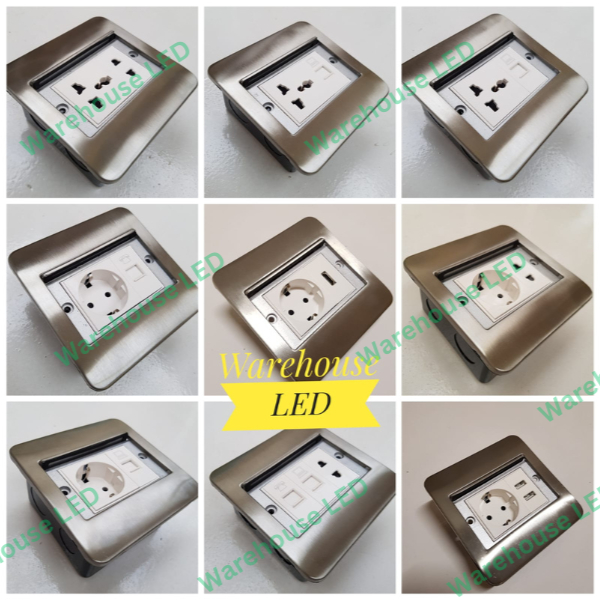 Table Floor Socket 3 HIDE Module Socket contents 2Pin Telephone Data ...
