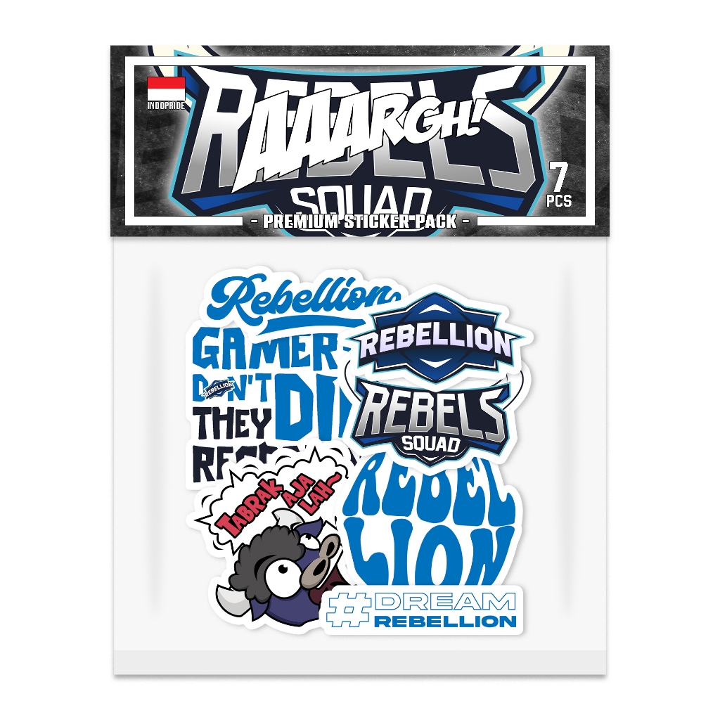 Rebellion Sticker Pack vol. 1st (Dream Rebellion) | Shopee Malaysia