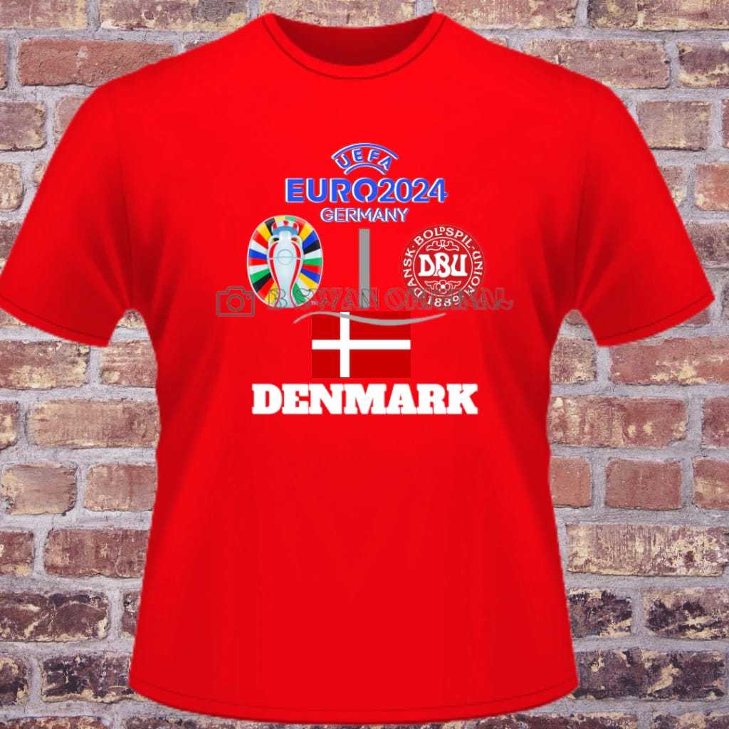 New EURO 2024/DENMARK T-Shirt | Shopee Malaysia