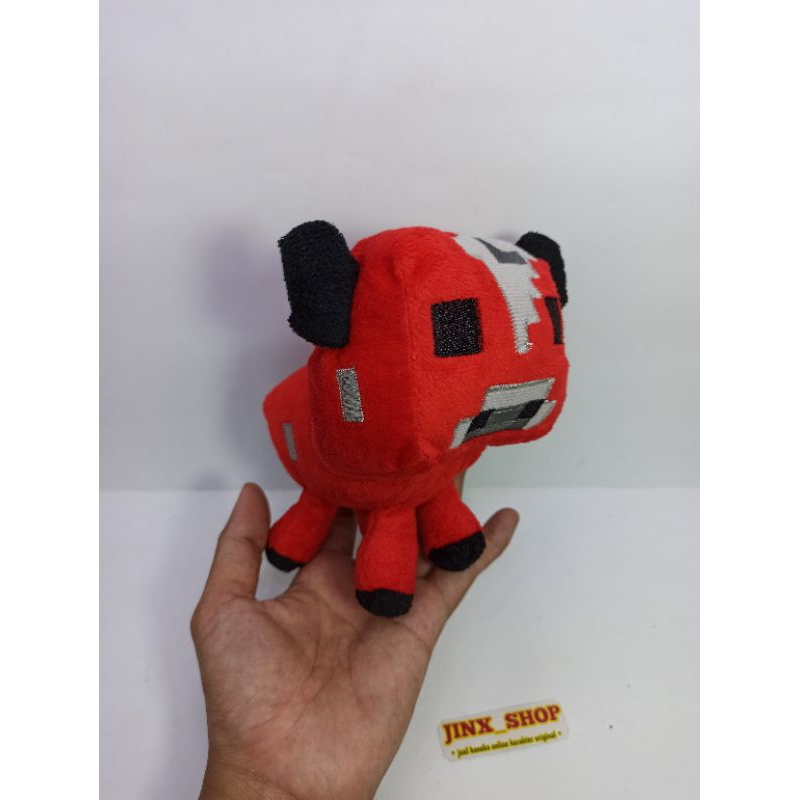 Minecraft mojang red bull Doll | Shopee Malaysia