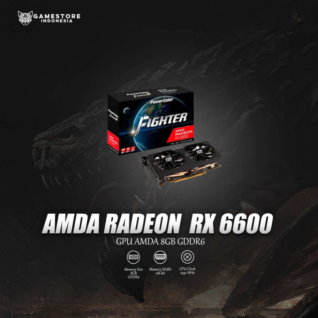 Powercolor Radeon RX 6600 8GB GDDR6 128-bit | Shopee Malaysia