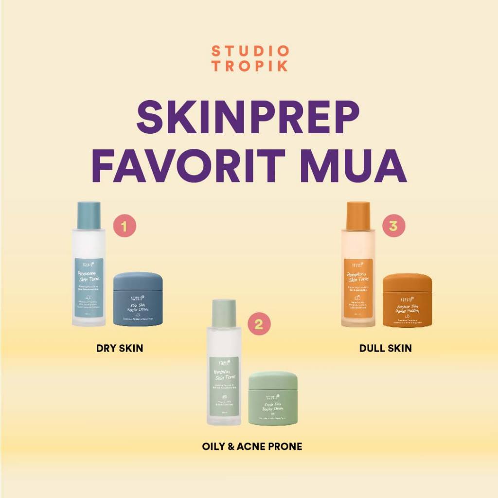 [2 Pcs] MUA Mainstay Skinprep - Full Size (Skin Tonic + Skin Barrier ...