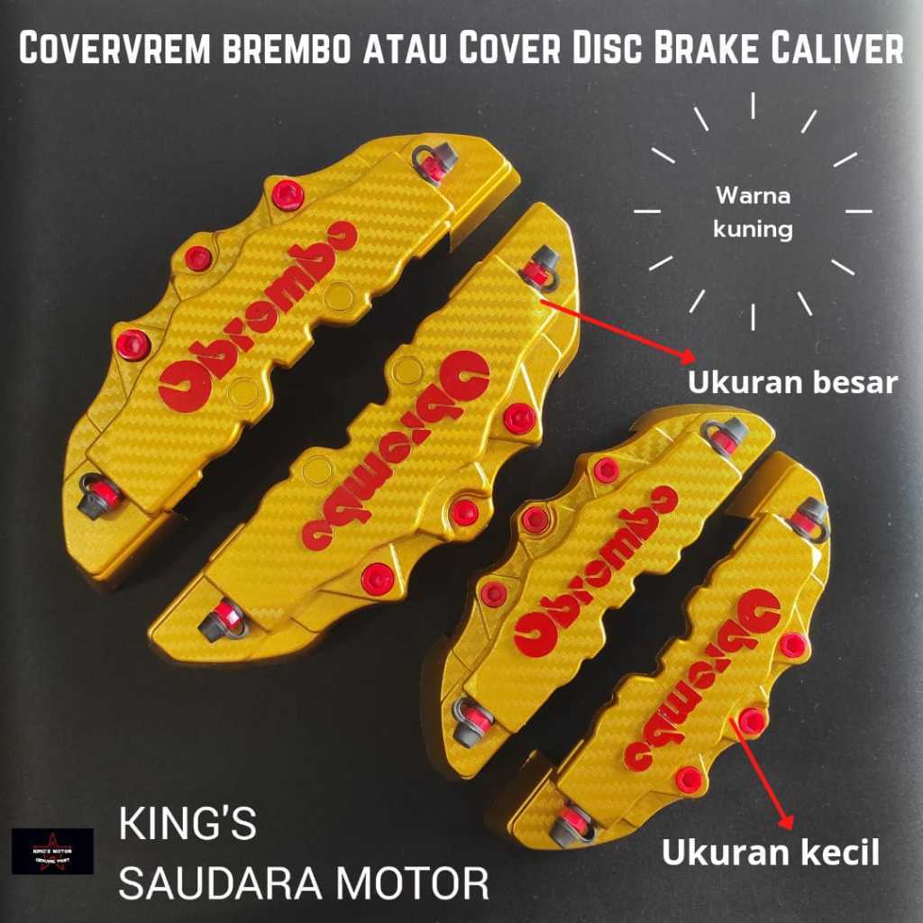 Yellow Racing Brake Disc Cover Yellow Car Disc Brake Caliper Cover ...