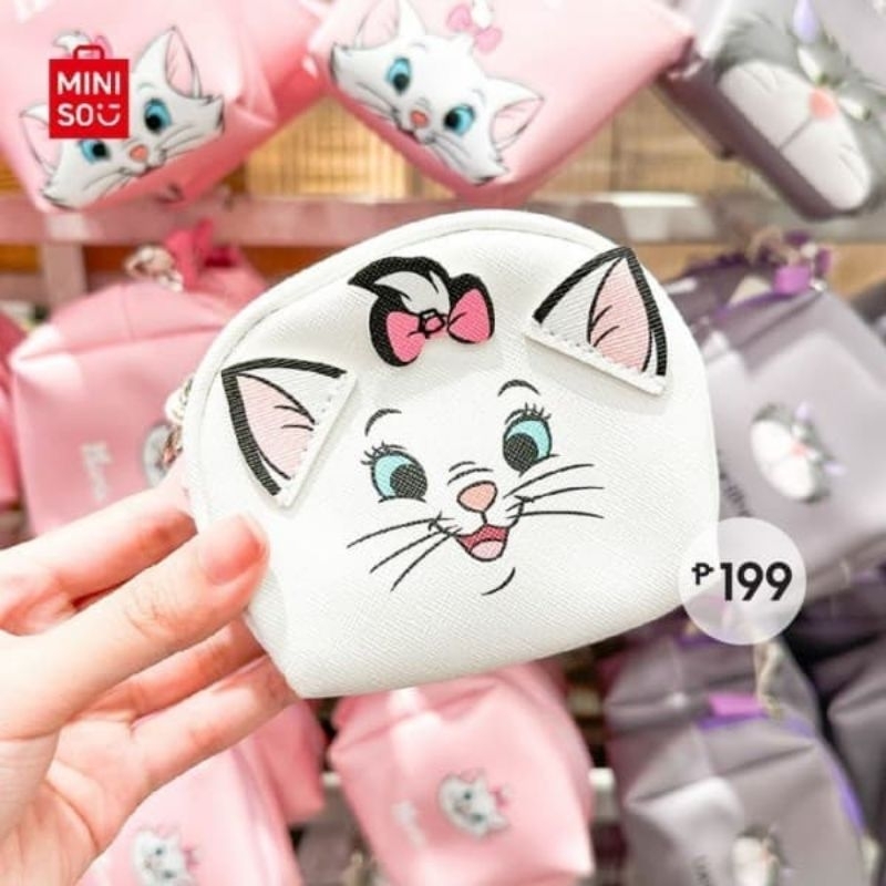 Coin Wallet Original Miniso Marie Cat Wallet Coin Pouch | Shopee Malaysia