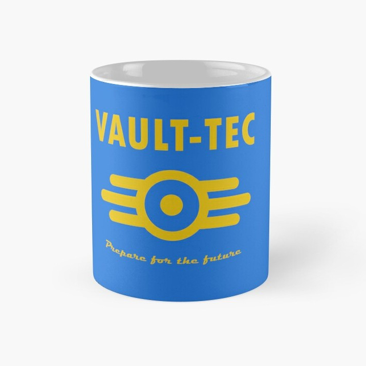 Glass Mug | Hampers | Gift |Fallout 4 Vault-Tec logo | Shopee Malaysia