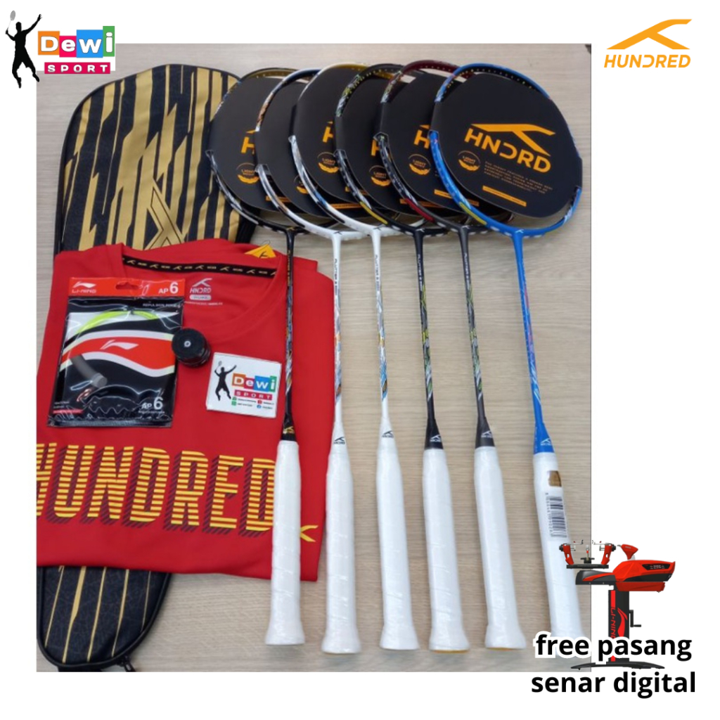 Hundred FLUTTER S ZOOM Badminton Racket | Shopee Malaysia