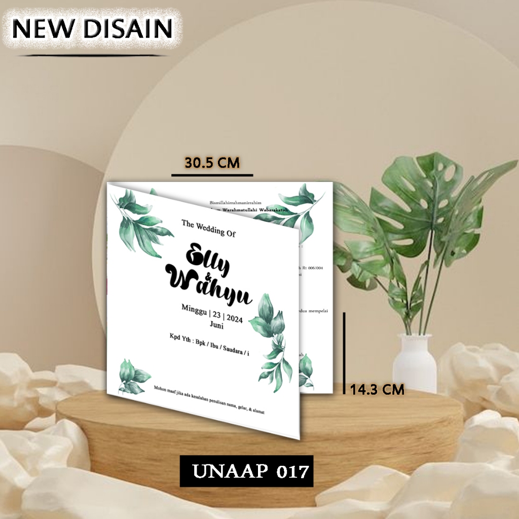 Unaap 17 - WEDDING Invitations - Marriage/Circumcision Invitations ...