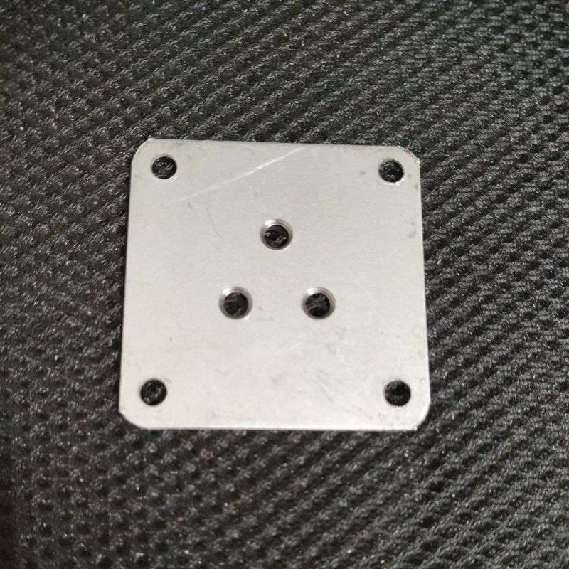 KAYU Wooden leg plate 7 x 7 sofa leg plate retro leg plate 1.5mm thick ...