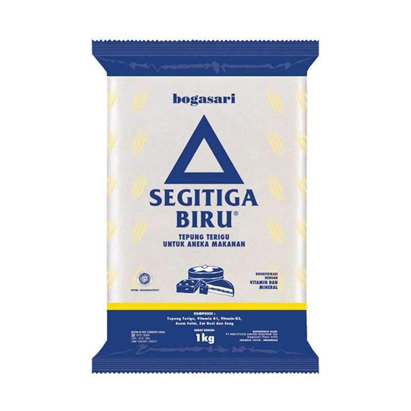 Bogasari Transparent Blue Triangle Wheat Flour 1 Kg | Shopee Malaysia