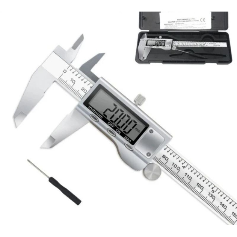 Digital Caliper 30cm 12 Inch Stainless Syntek 300mm Vernier Caliper 12 ...