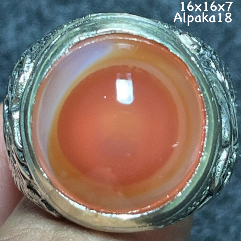 Sulaiman Puser Natural Agate Ring (Original Natural) | Shopee Malaysia