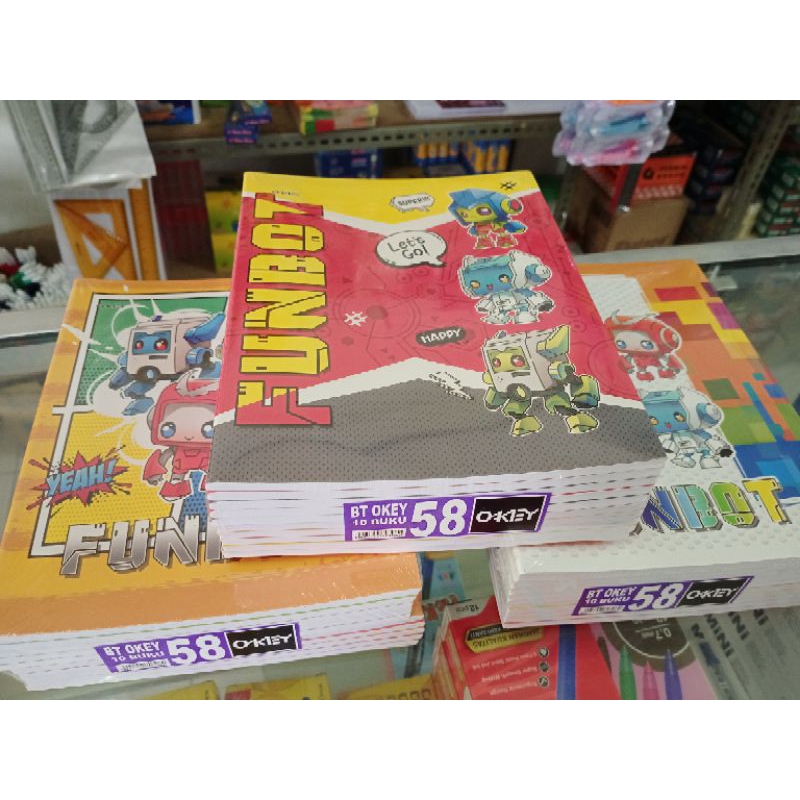 Okay Writing Book 58 Sheets 1 Pack (10 Books Contents) | Shopee Malaysia