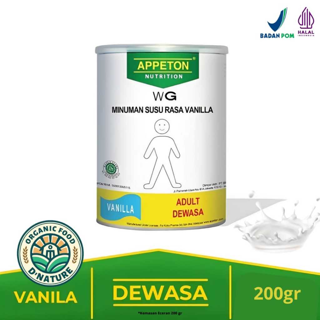 Appeton WG High Protein Weight Gain Milk 200gr Not Cans | Shopee Malaysia