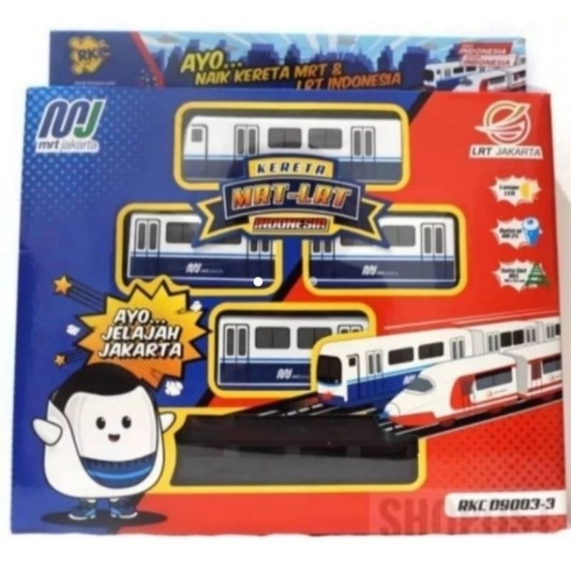 Fast train Toys MRT train LRT Indonesia train RKC | Shopee Malaysia