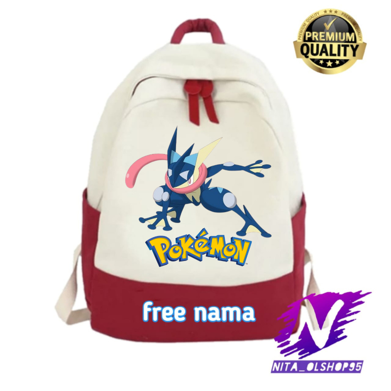 Pokemon greninja children's backpack | Shopee Malaysia