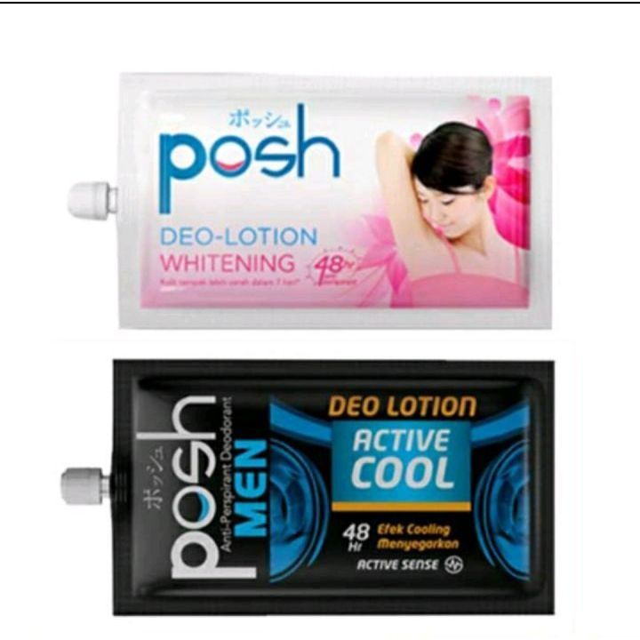 Posh Deo Lotion 11gr Deodorant Sachet Renceng Women Whitening Men ...