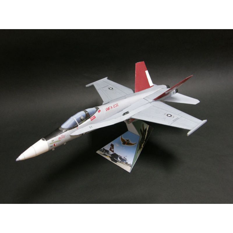 F18 hornet jet plane papercraft pattern sheet (PR-B3) | Shopee Malaysia