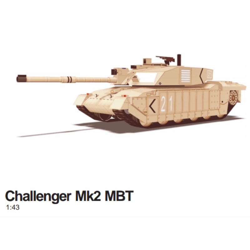 Tank challenger papercraft pattern sheet 2 british MBT (PR-C7) | Shopee ...