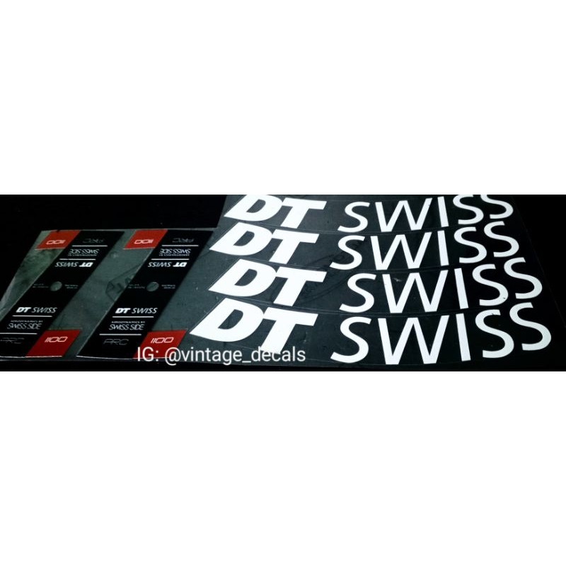 Sticker decals replacement Rims DT swiss ARC 1100 dicut swiss side ...