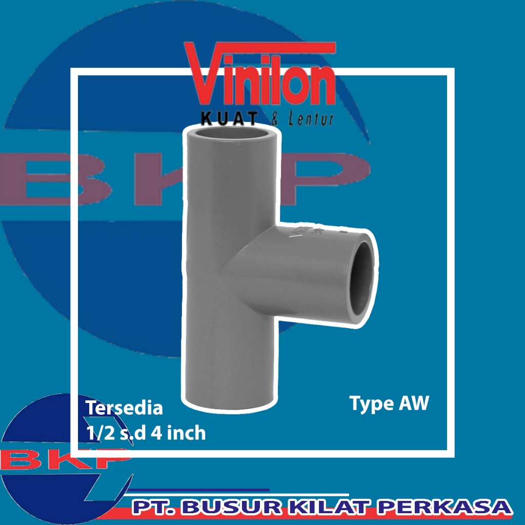 Tee 1/2 Inch Pvc Vinilon Aw / Reducer Tee Aw / Pipe Connection | Shopee ...