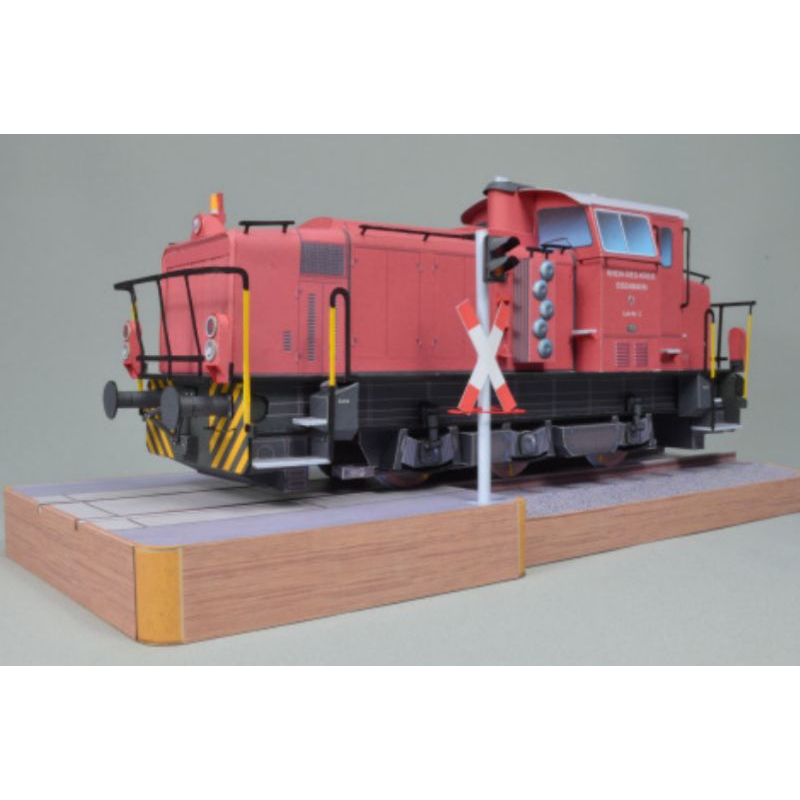 Diesel locomotive miniature papercraft pattern sheet (PM-Ec1) | Shopee ...