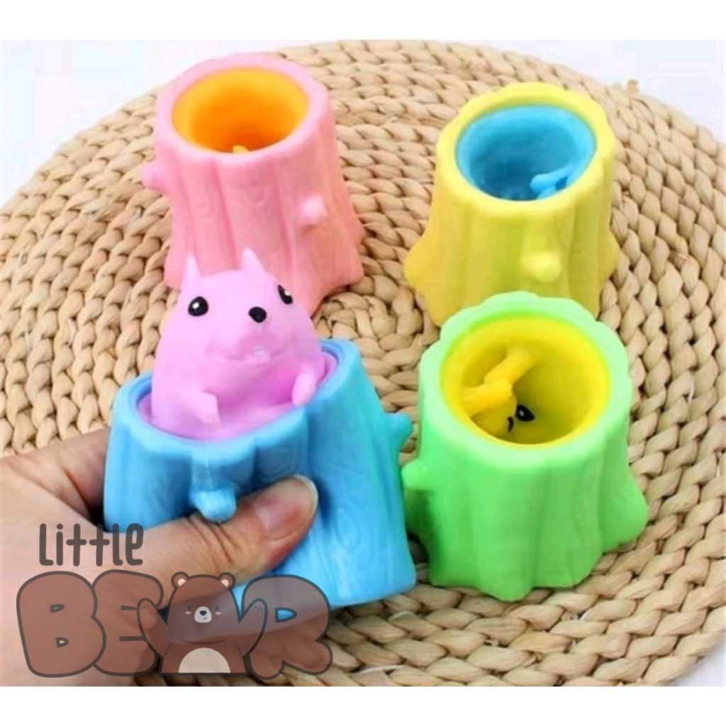 Silicone RUBBER POP IT SQUISHY TOY / CUTE UNICORN SQUIRREL DUCK TOY ...