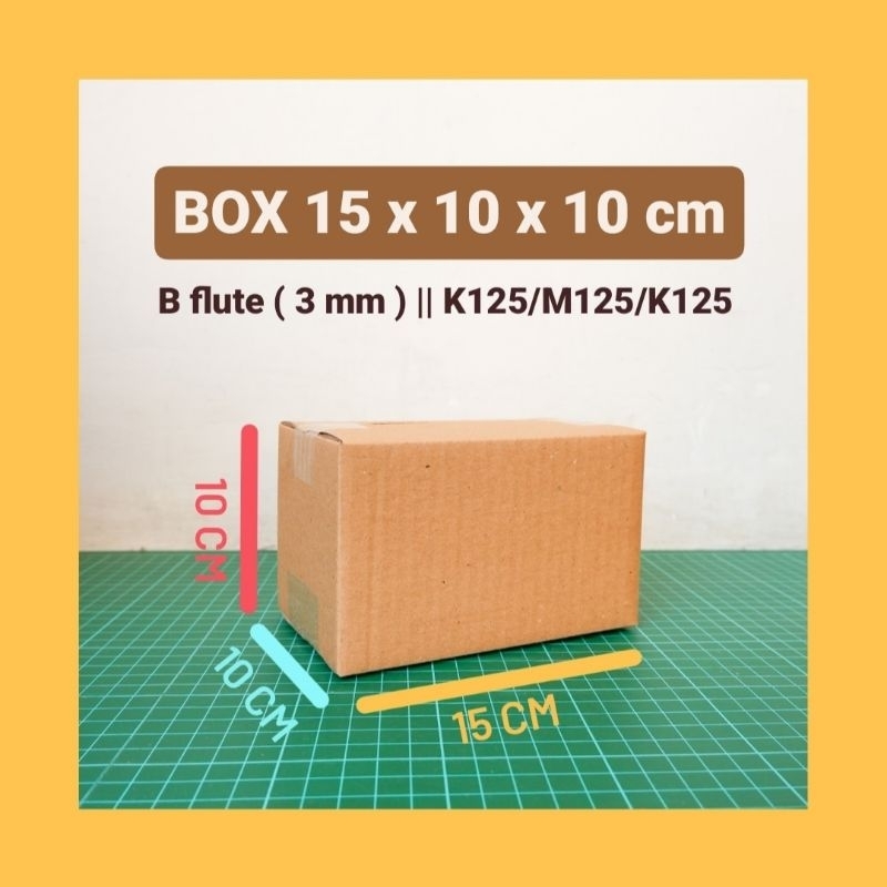 Cardboard packing Cardboard box Plain uk. 15x10x10 cm single wall 3mm ...